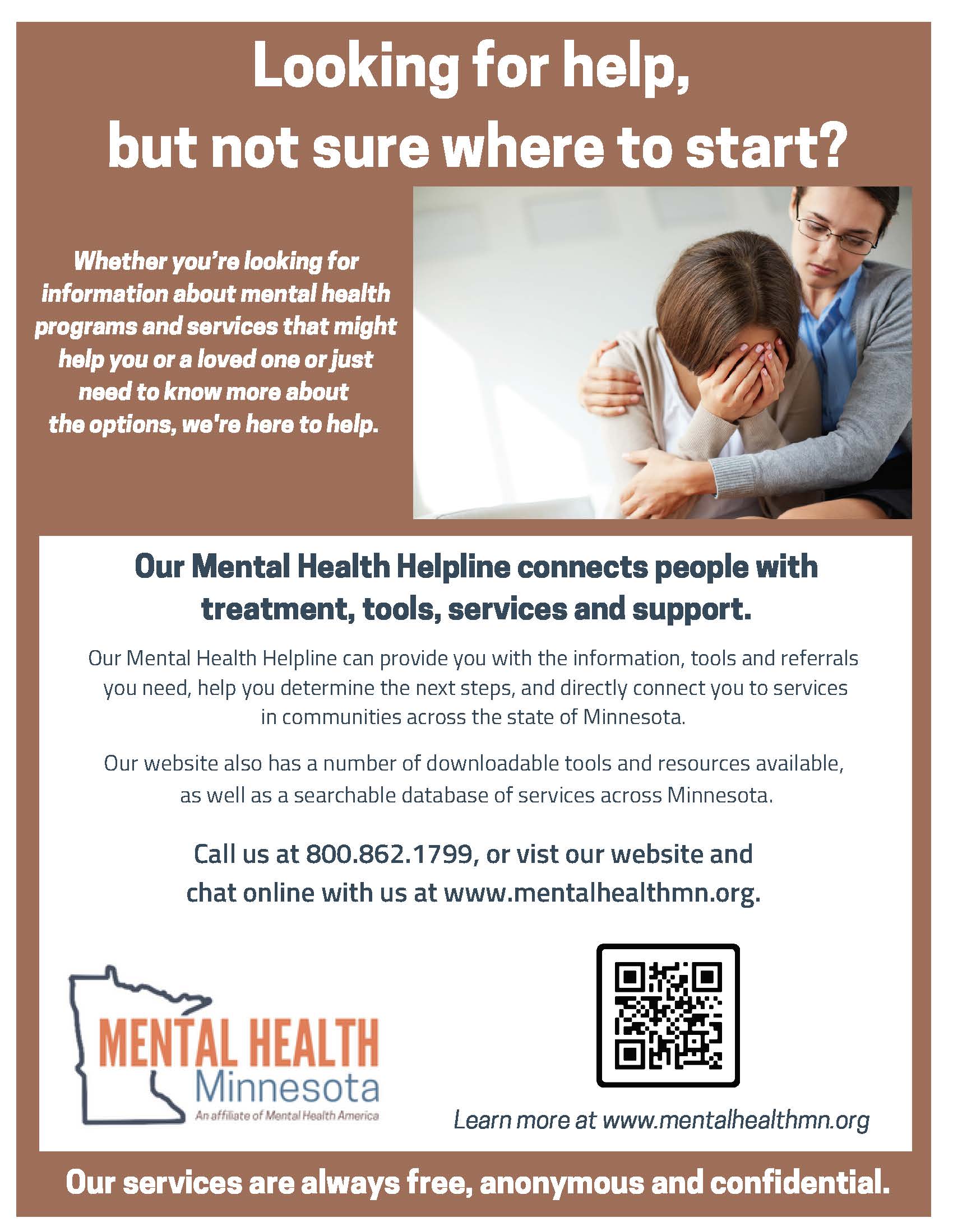 Helpline Flyer Image Mental Health Minnesota